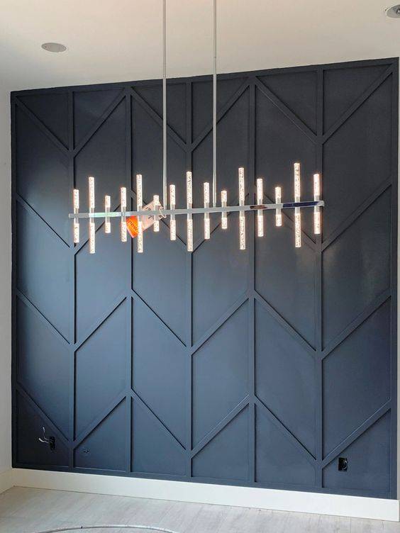 DIY Accent Wall / Modern Wainscoting