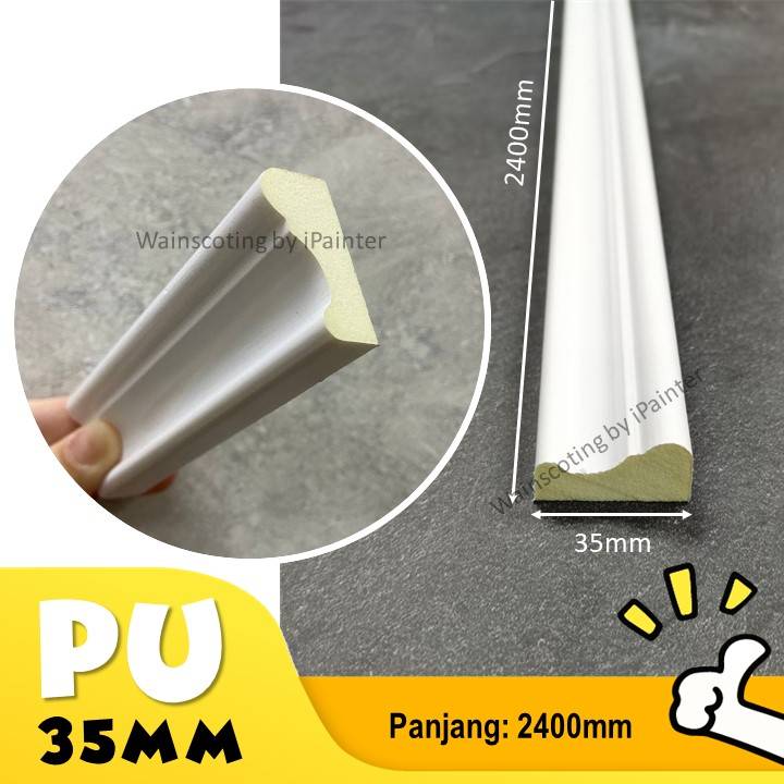 PU Wainscoting Corner Flower