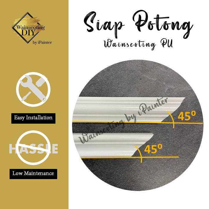 PU Wainscoting Corner Flower