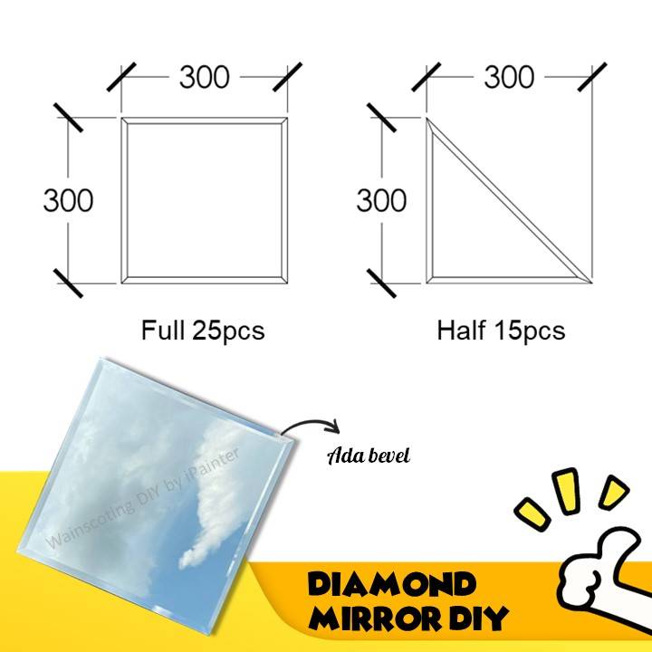Diamond mirror Set DIY - Design A