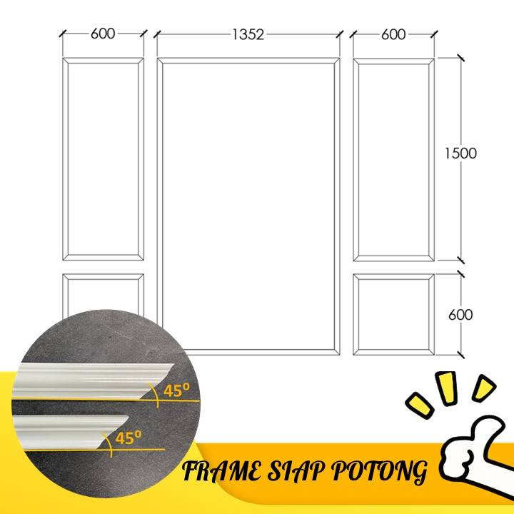 Diamond mirror Set DIY - Design A