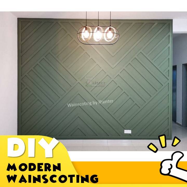 DIY Modern Wainscoting PU