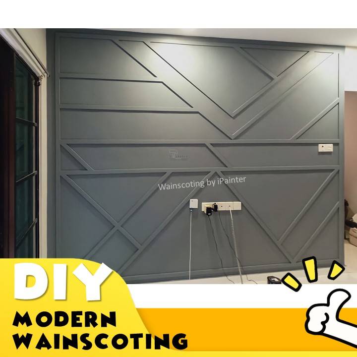 DIY Modern Wainscoting PU
