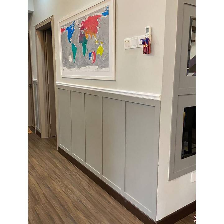 DIY Batten Wall - Koleksi Dinding dari Pinterest