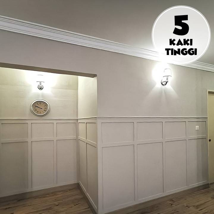 DIY Batten Wall - Koleksi Dinding dari Pinterest