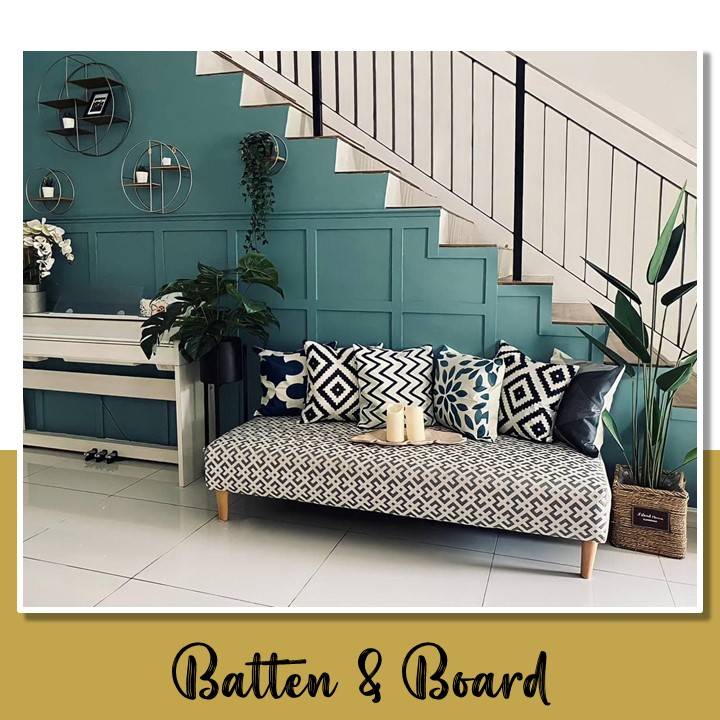 DIY Batten Wall - Koleksi Dinding dari Pinterest