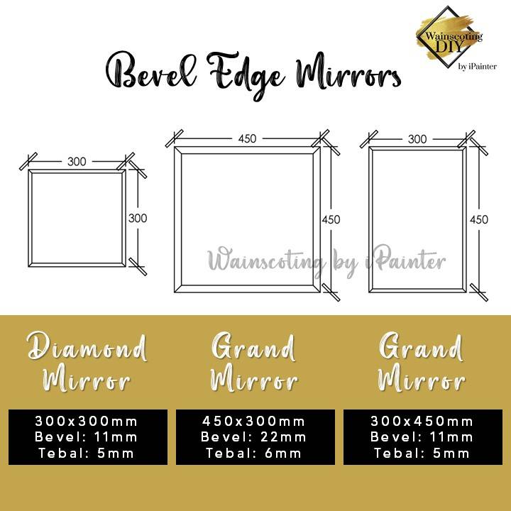 Bevel Edge Mirror (Per Pcs)