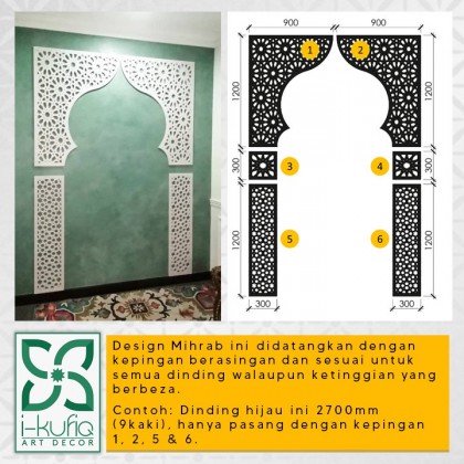 Home Surau Mihrab - Deko Ruangan Solat