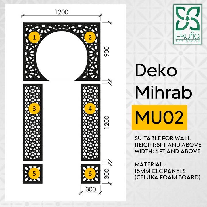 Home Surau Mihrab - Deko Ruangan Solat