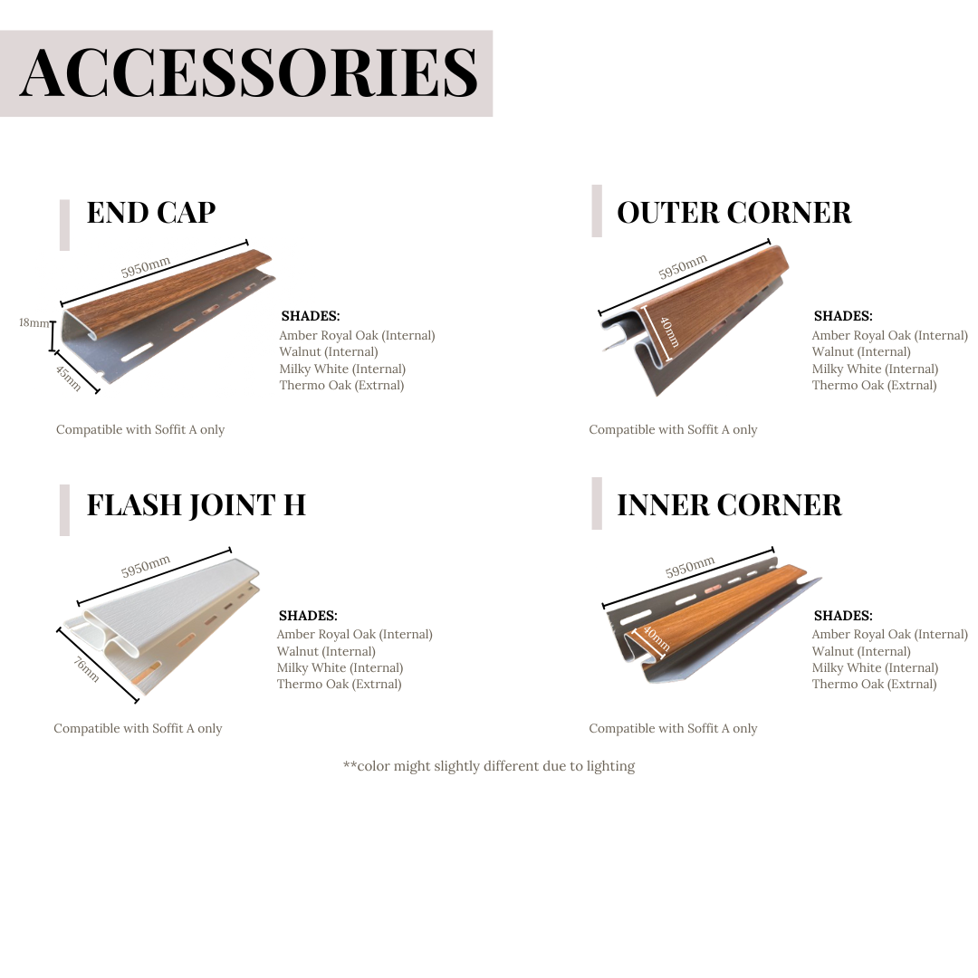 Soffit Panel ~ Amber Royal Oak