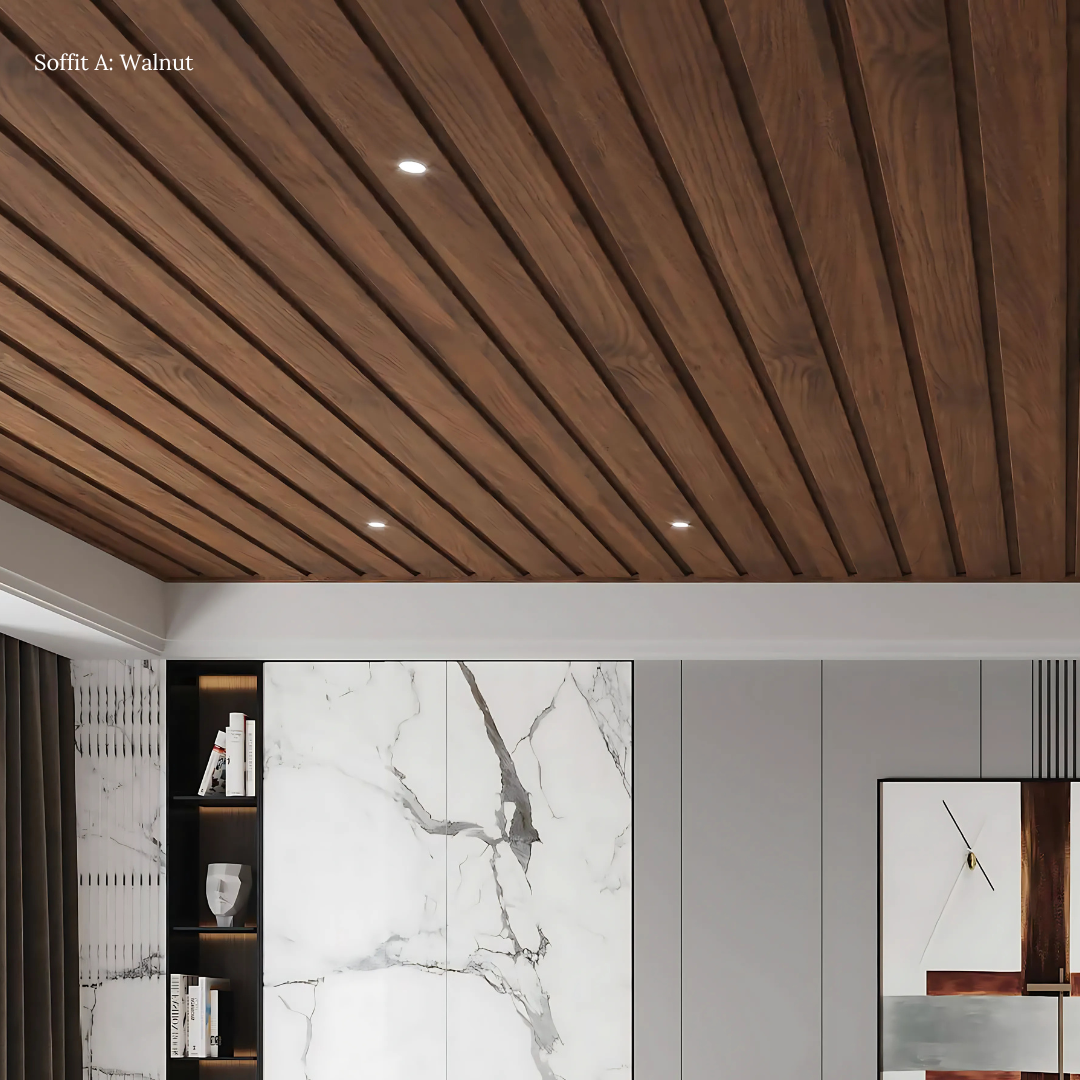 Soffit Panel ~ Walnut