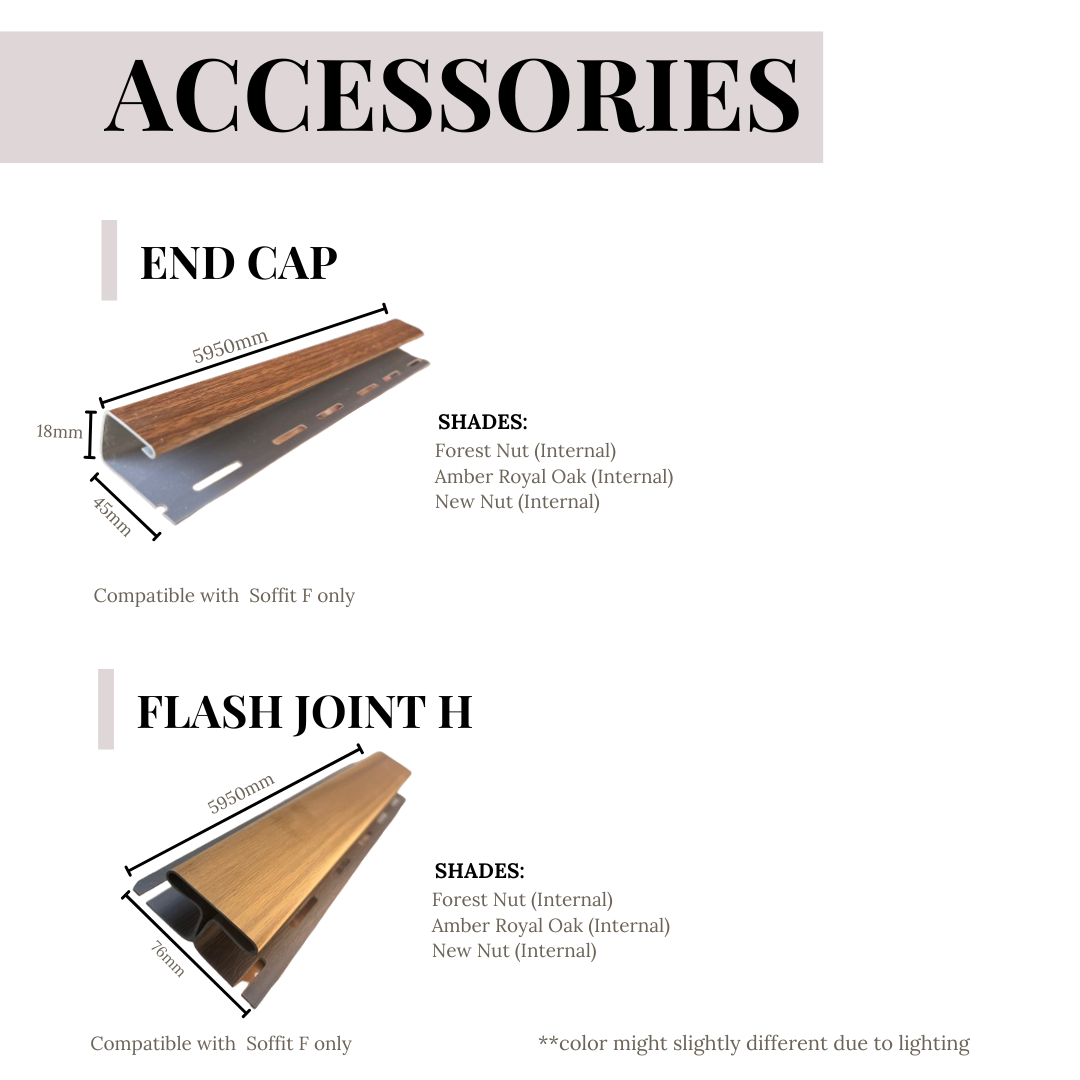 Soffit Panel ~ Walnut